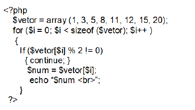Considere o seguinte trecho de código em PHP: Após execut... - Gran ...
